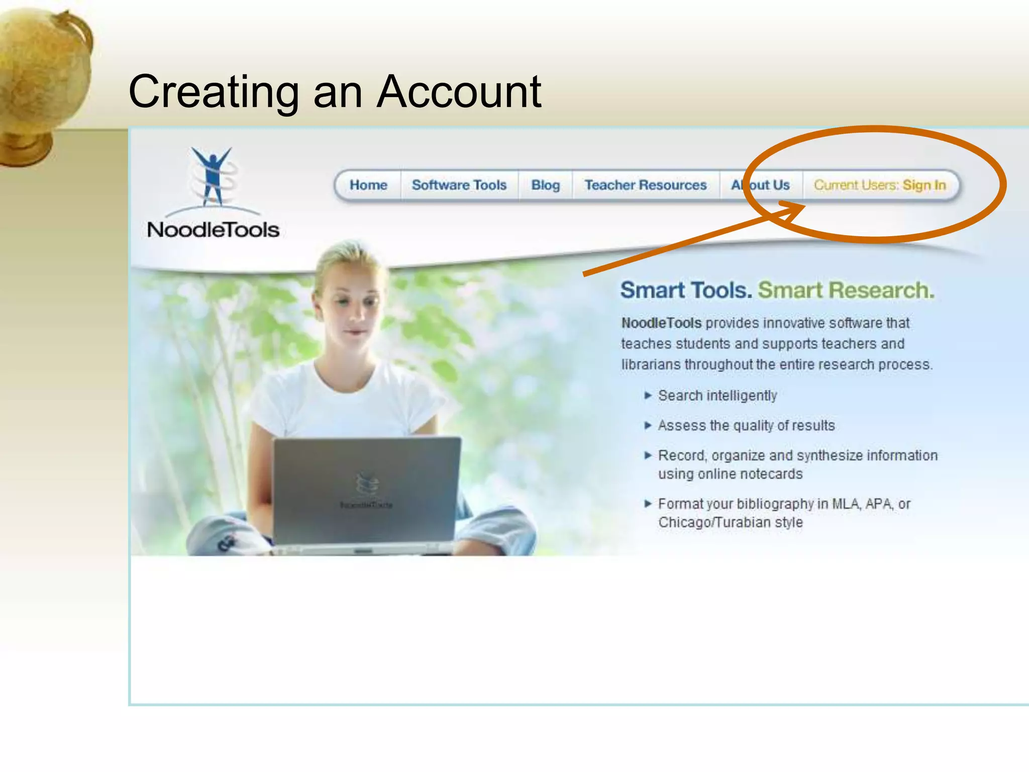 Intro to noodle tools | PPTX | Computing | Technology & Computing