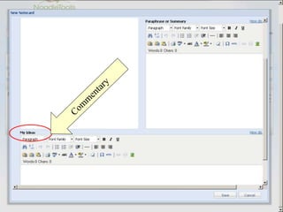 Intro to noodle tools | PPTX