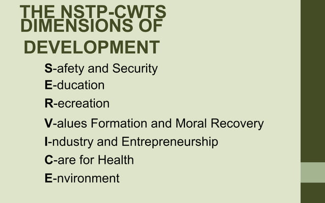 NSTP 1 | PPTX | Professional School | Postgraduate Education