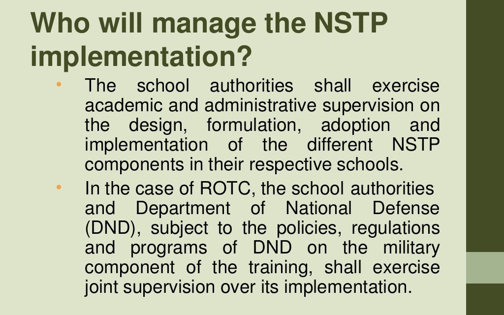 NSTP 1