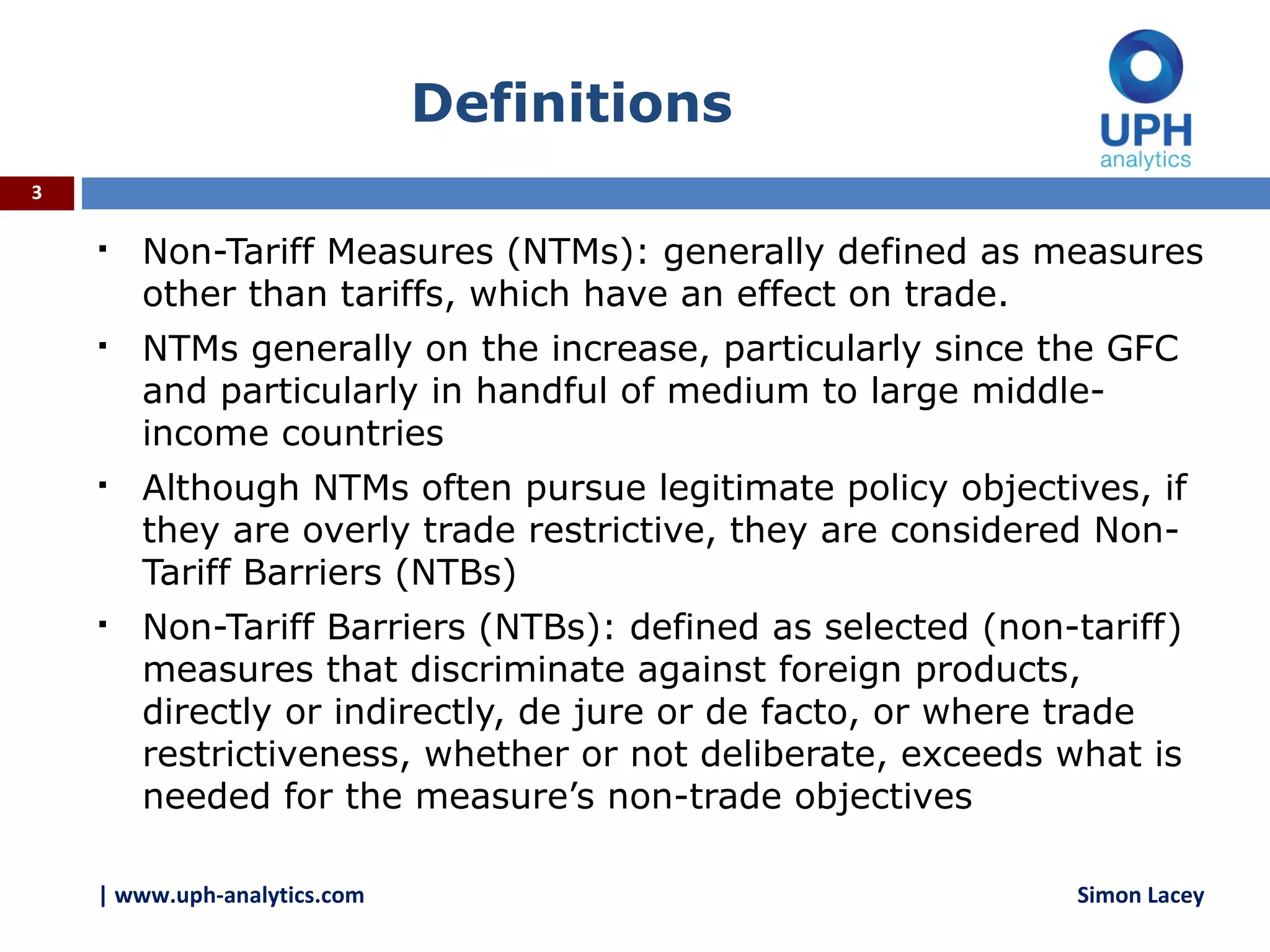 An Introduction to Non-Tariff Barriers and WTO Rules | PPT