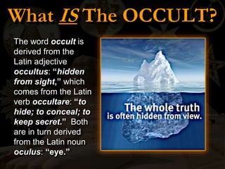 Intro to Occult, Kabbalah and Tarot | PPTX