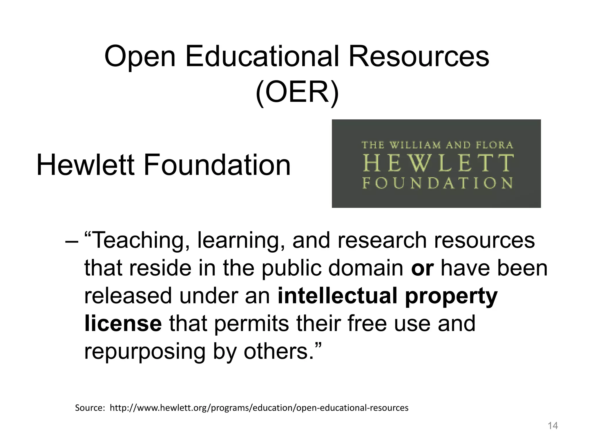 Introduction to Open Educational Resources - V2