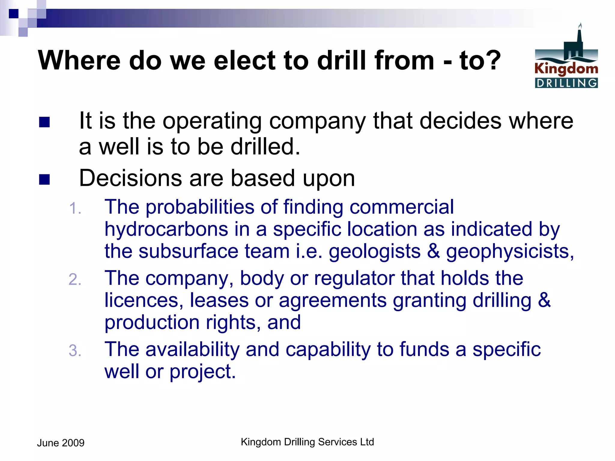 Intro to oil well drilling ops pt 1 | PDF