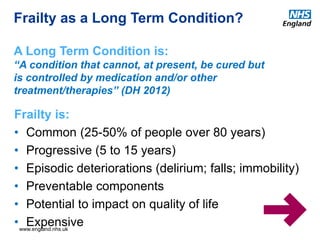 Intro toolkit frailty in primary care 150415 slide pack | PPT