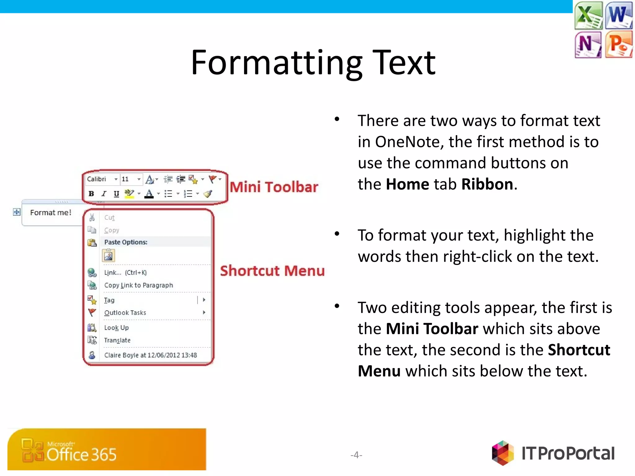 Introduction to OneNote 2010 | PPT | Computing | Technology & Computing