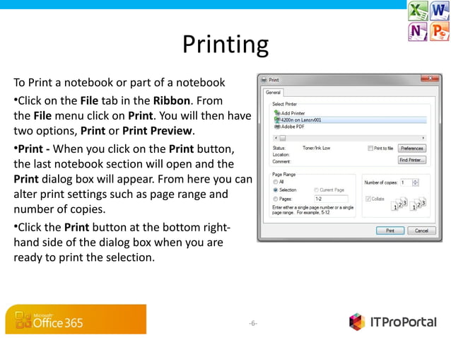 Introduction to OneNote 2010 | PPT | Computing | Technology & Computing
