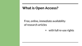 Introduction to Open Access | PPT