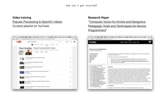 A high level introduction to OpenCV | PPT