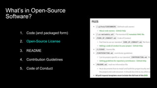 Intro to open source - 101 presentation | PPTX