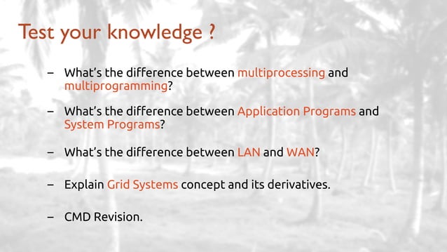 Introduction To Operating System Lecture 2 Pdf
