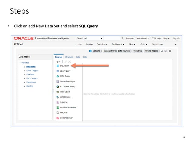 Introduction to Oracle Fusion BIP Reporting | PDF | Desktop Publishing ...