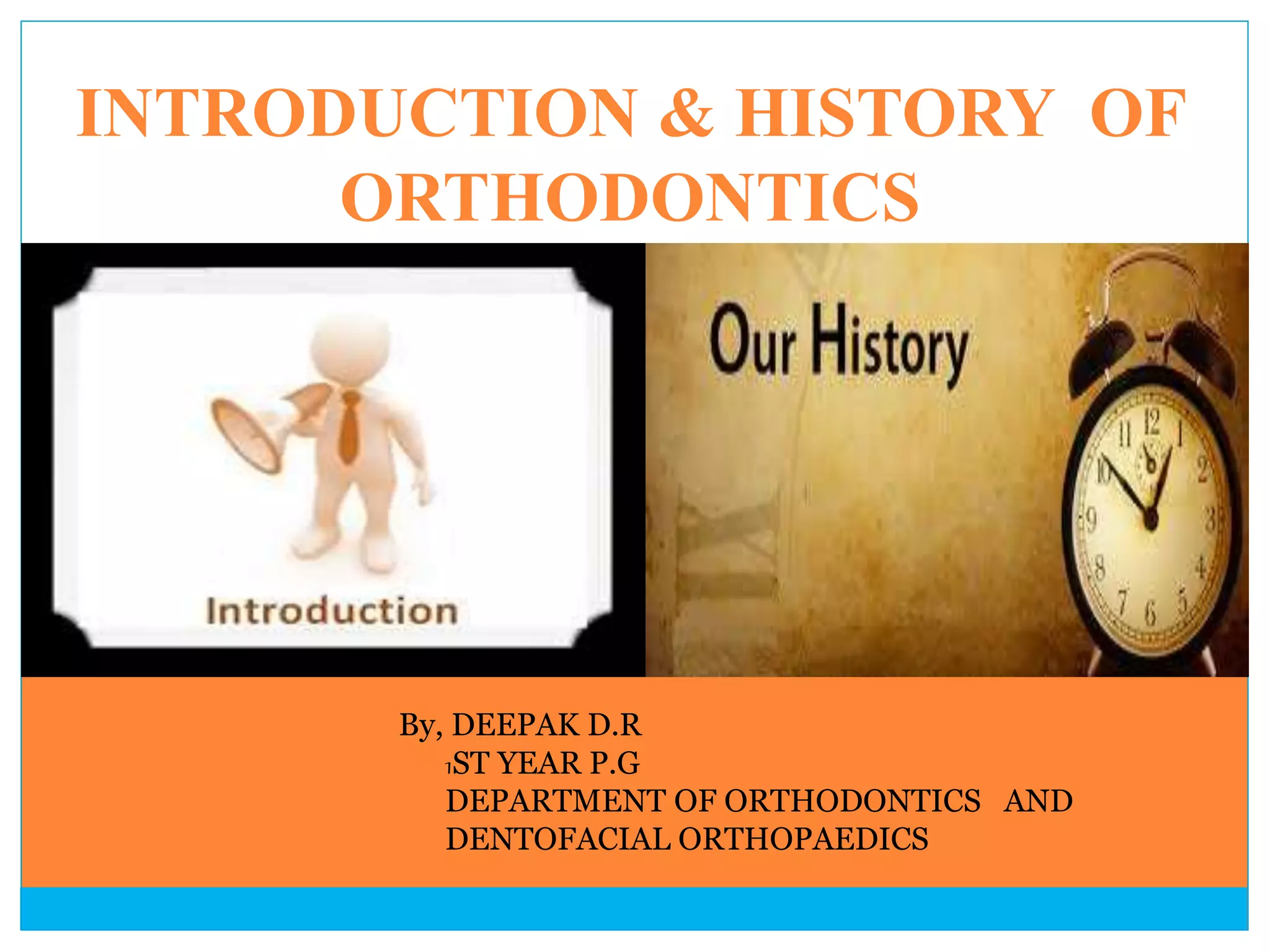 Introduction to orthodontics | PPT