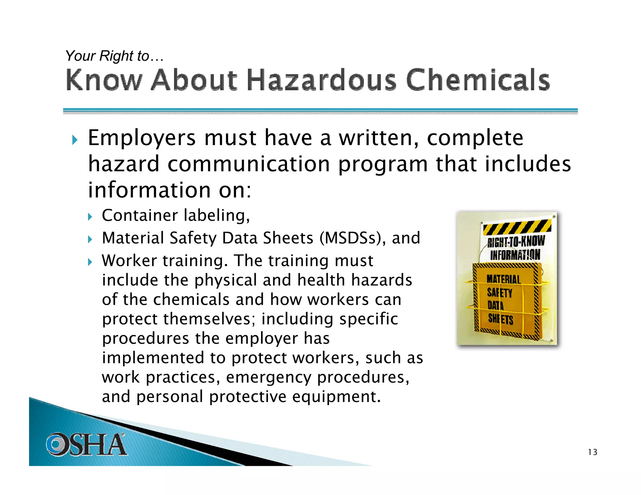 Introduction to OSHA | PDF