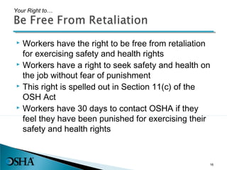 Intro to osha presentation revised December 2014 | PPT