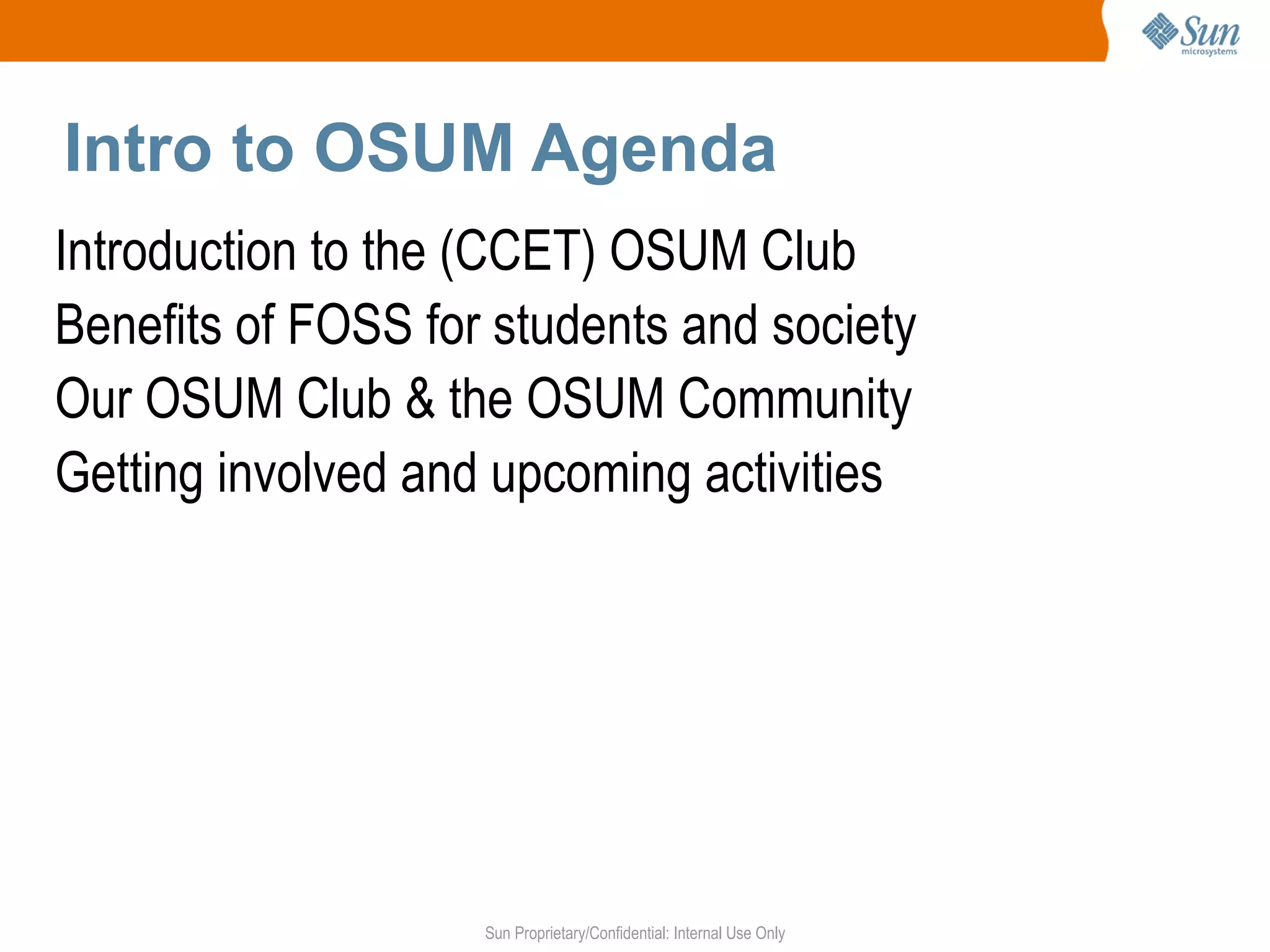 Introduction To Osum. | ODP