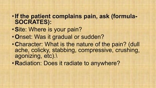 Intro to pain evaluation | PPT