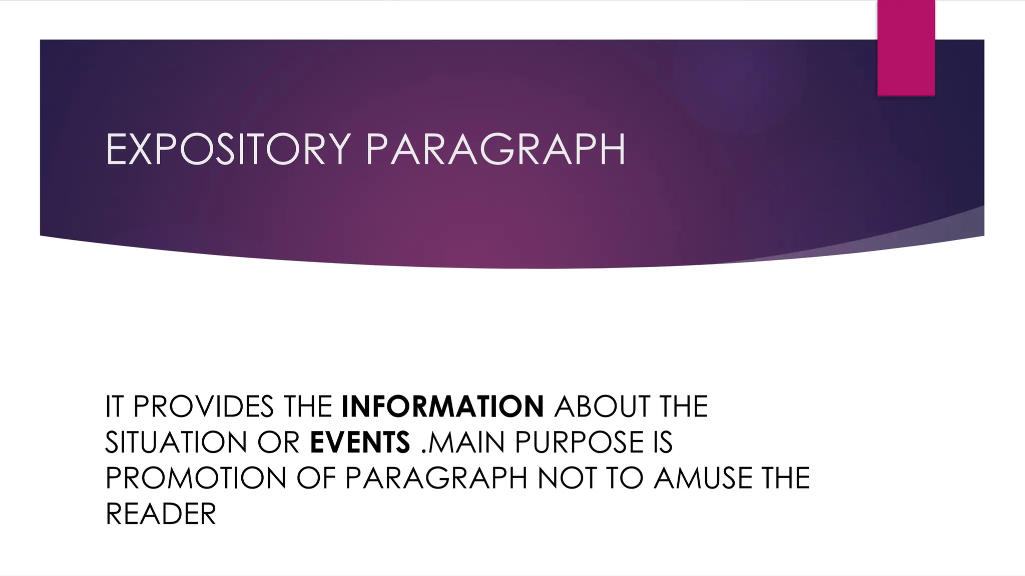 Intro to Paragraph Writing.pptx(english slides) | PPTX