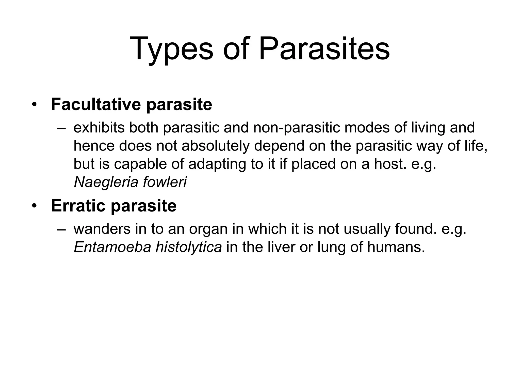 Introduction to Parasitology - MicroPara | PDF
