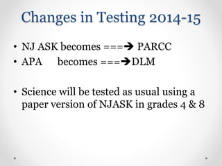 Intro to Parcc | PPTX | Standardized Testing | Educational Assessment