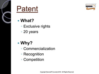 Introduction to Patent Law | PPTX
