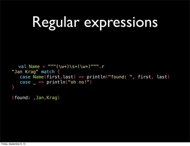 Intro To Pattern Matching In Scala Ppt