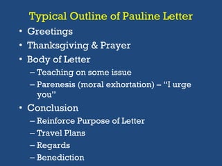 Introto paulletters | PPT