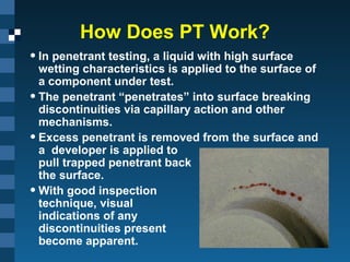 Intro to penetrant | PPT