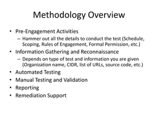 Introduction to Penetration Testing | PPTX