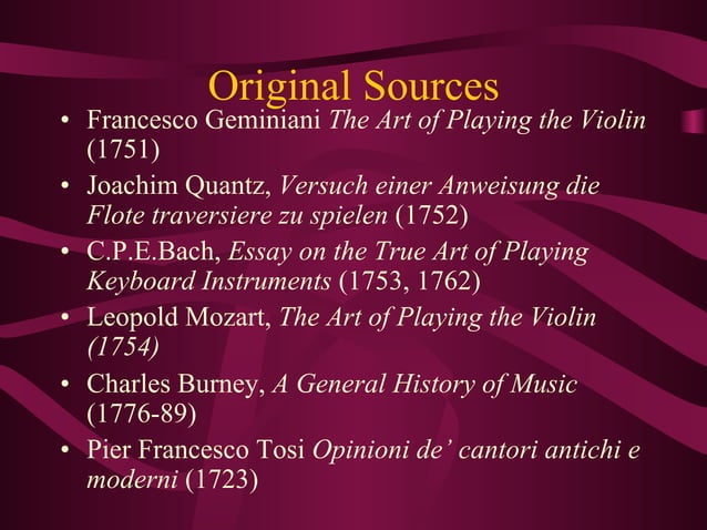 Intro to performance practice 2014 | PPT