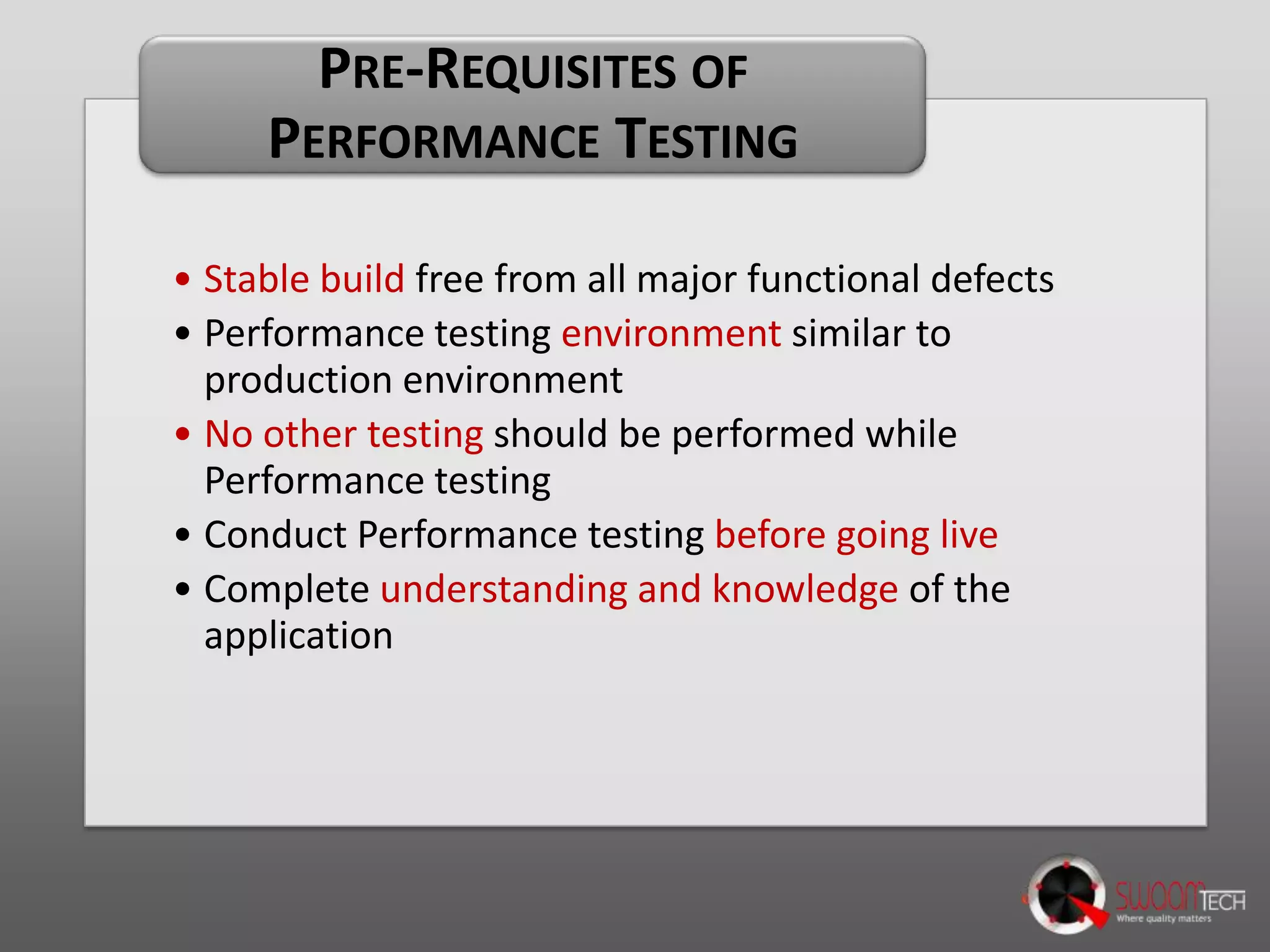 An Introduction to Performance Testing | PPTX