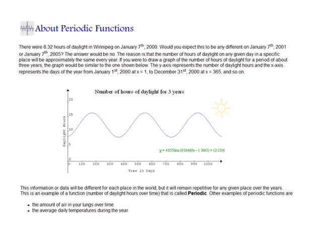 Intro to periodic functions | PPT