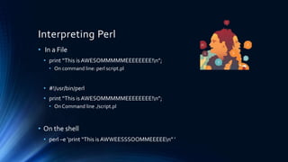 Intro to Perl | PPT