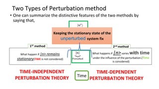 Introduction to perturbation theory, part-1 | PPTX