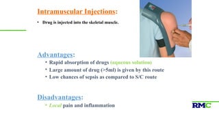 Intro to pharmacology Routes of Drug administration - RMC Final.pptx
