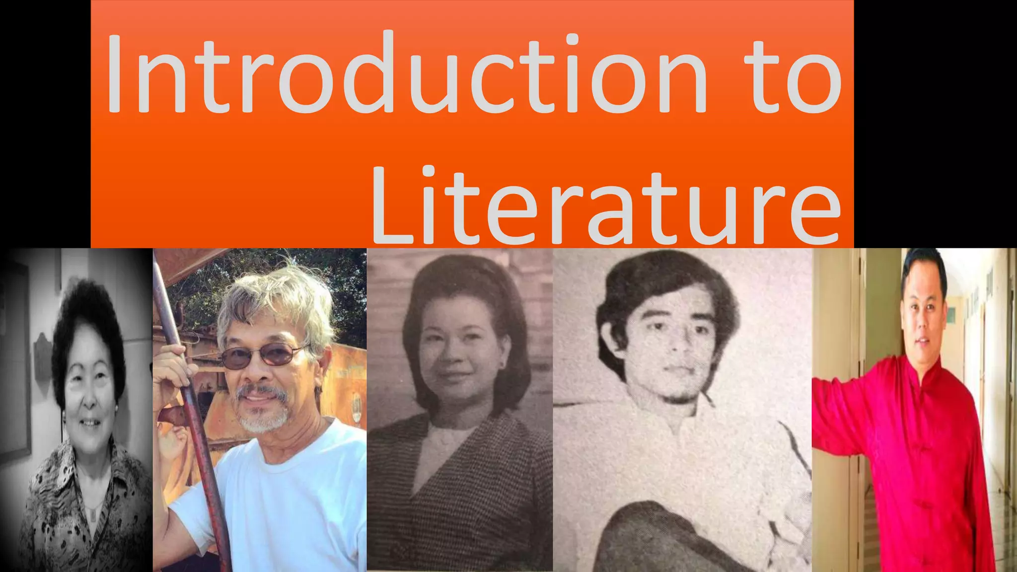Introduction to Literature | PPTX