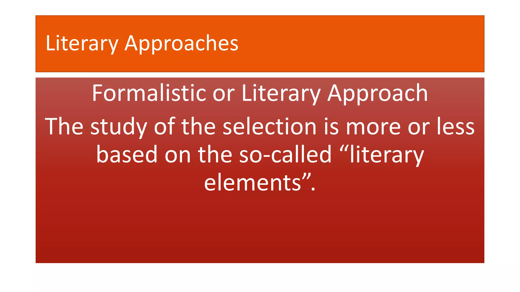 Introduction to Literature | PPTX