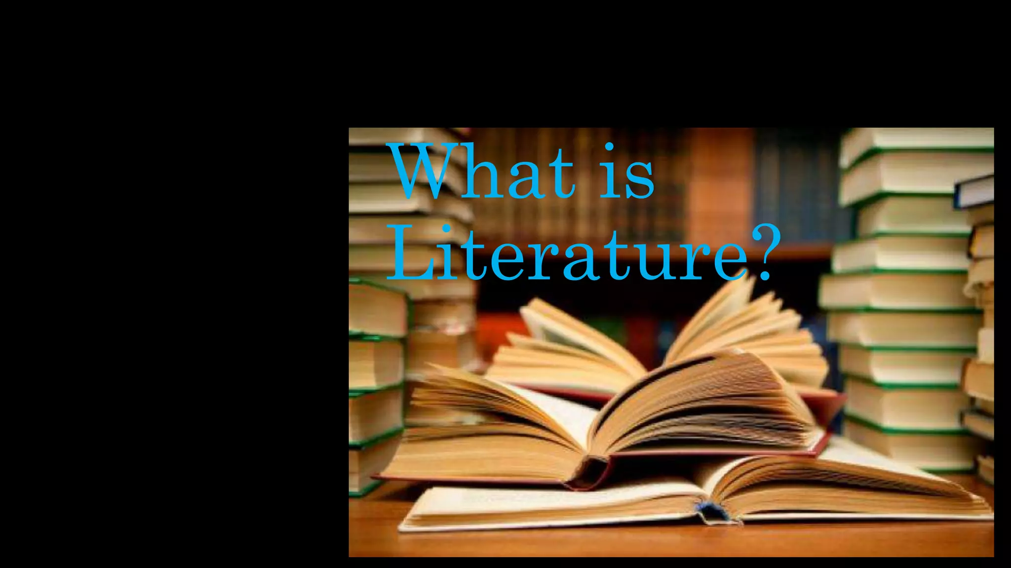 Introduction to Literature | PPTX