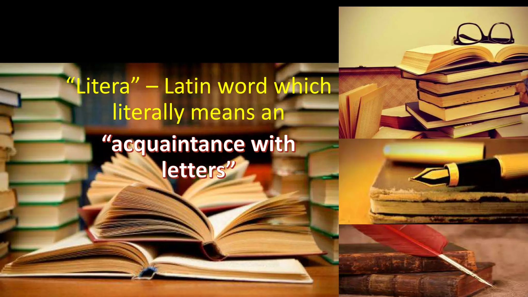 Introduction to Literature | PPTX
