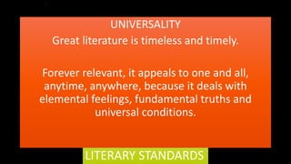 Introduction to Literature | PPTX
