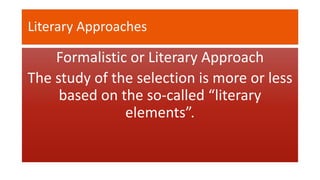 Introduction to Literature | PPTX