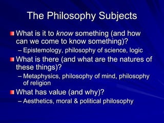 Intro to philosophy | PPT