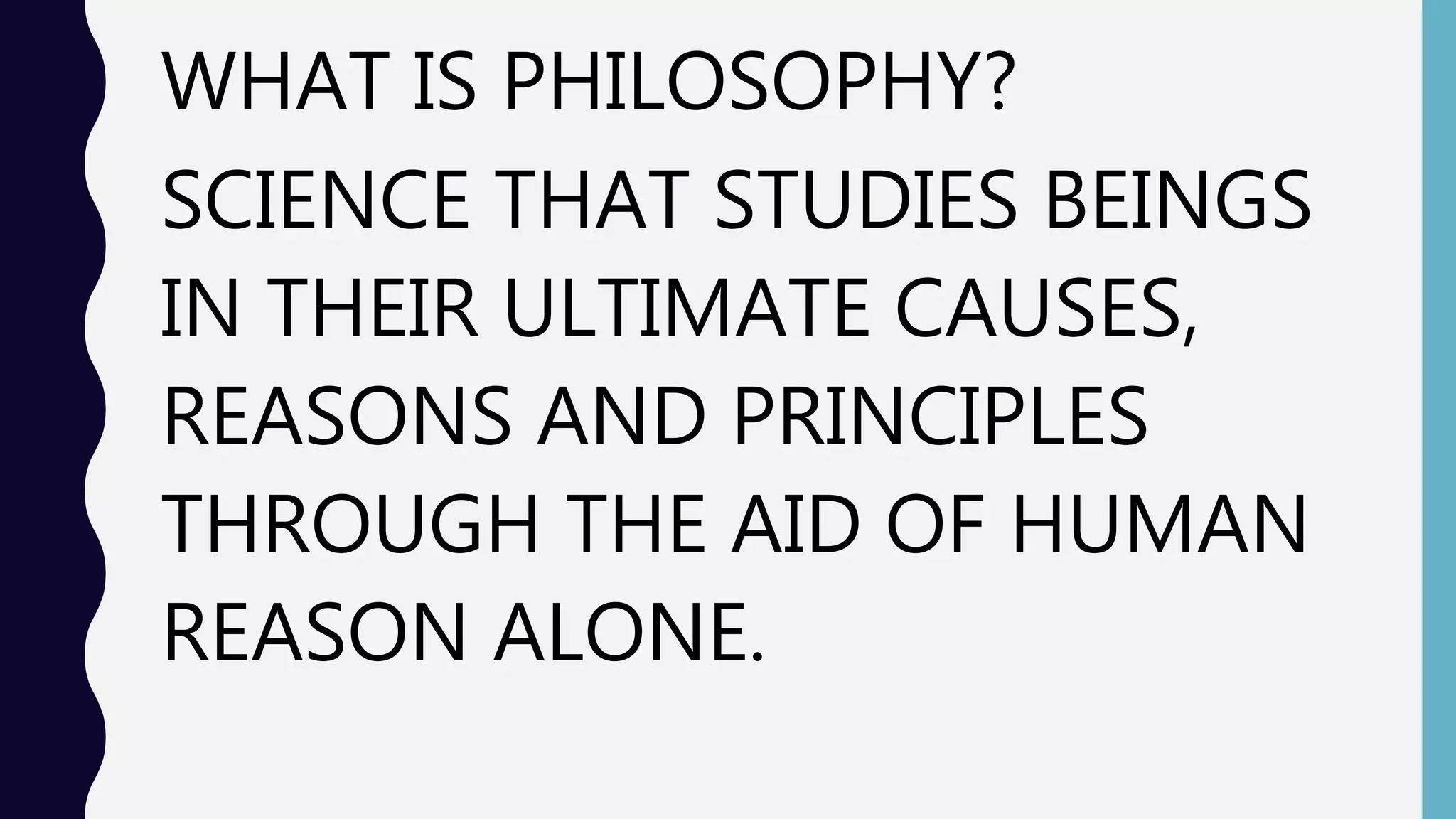 Intro to philosophy of the human | PPTX