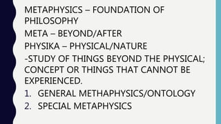 Intro to philosophy of the human | PPTX