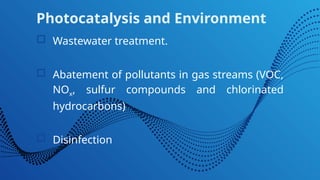 Tntroduction to Road map for Photocatalysis .pptx