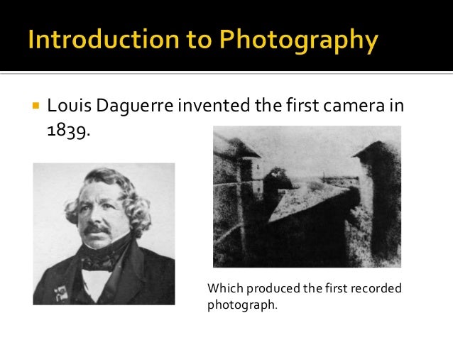 Introduction To Photography