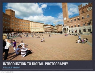 Intro to photography, Course Intro | PPT