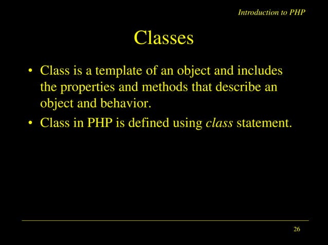 Introduction to php | PDF | Web Development | Internet