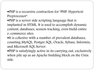 Intro to php | PPTX