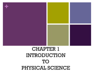 Intro to physical science and measurements | PPT